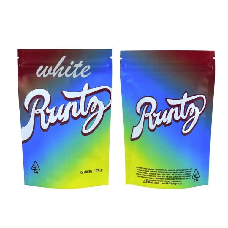 White Runtz Bags - mylarbagcustom