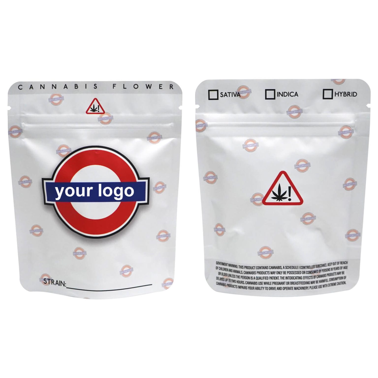 custom mylar weed bags with labels - mylarbagcustom